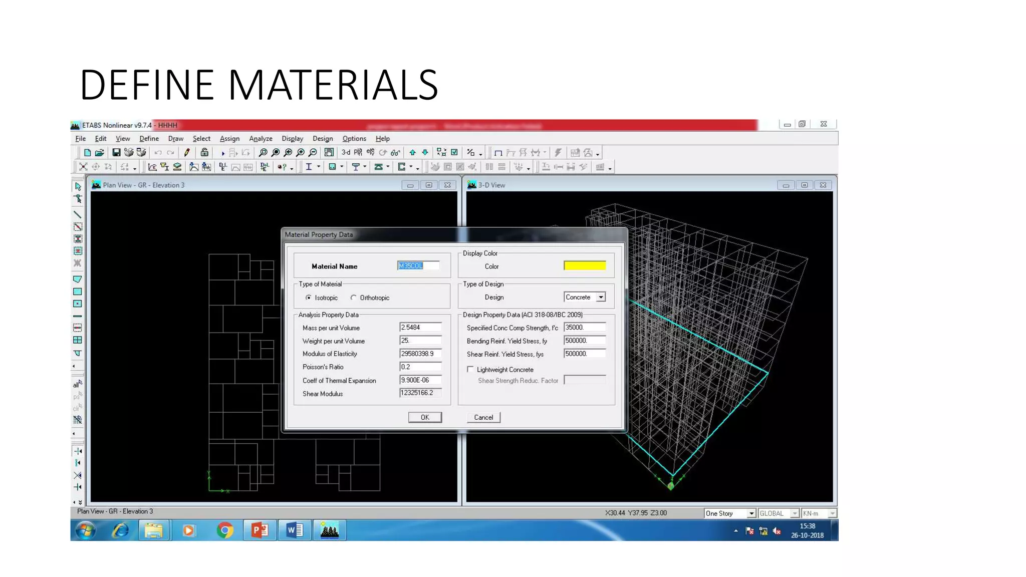 Design and Analysis of Building using Etabs | PPTX