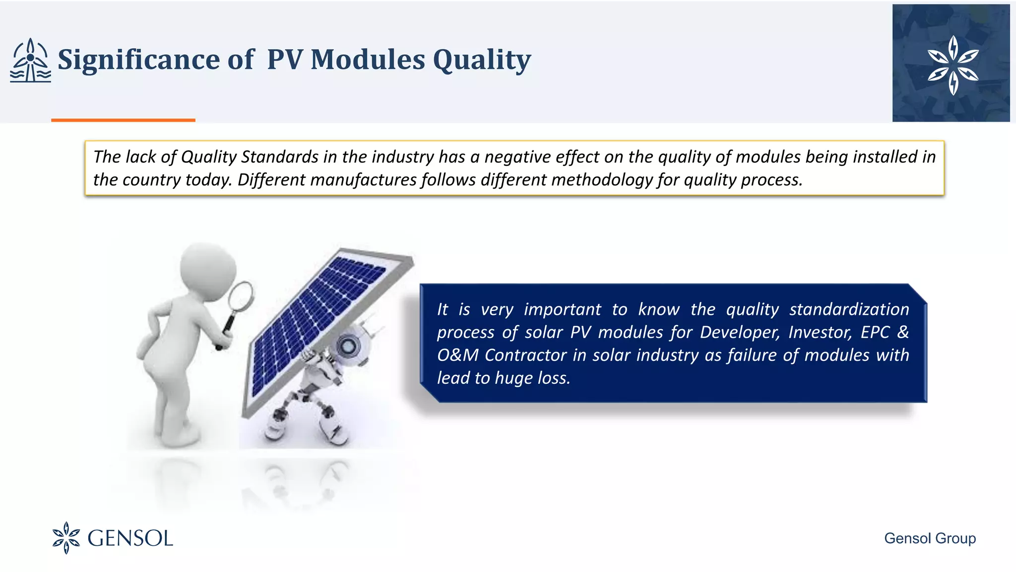 Quality Inspection for Solar Modules - Raw Material, Manufacturing ...