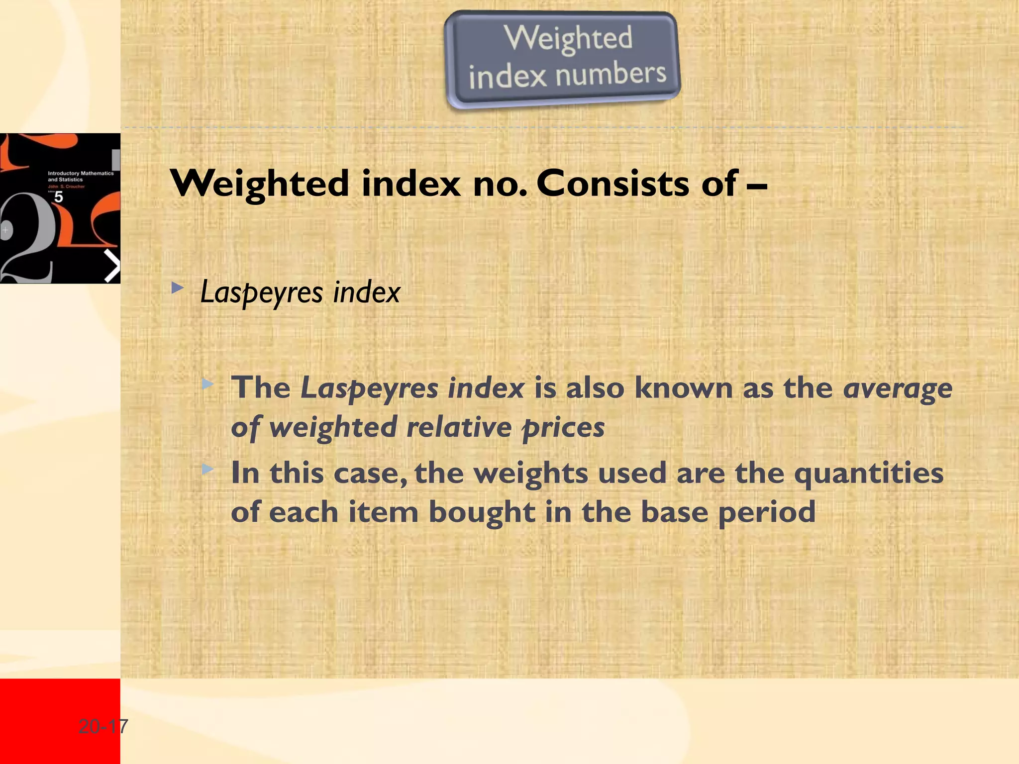 Types Of Index Numbers | PPT | Stocks and Bonds | Personal Investing