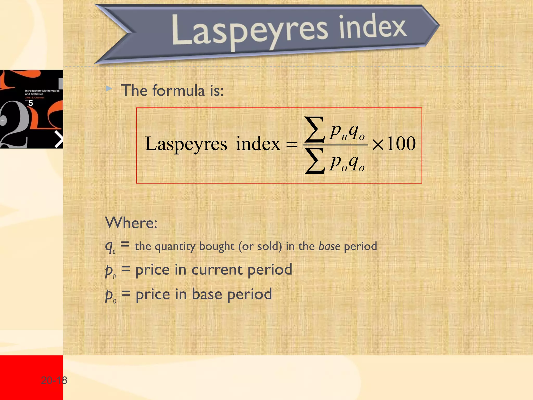 Types Of Index Numbers | PPT | Stocks and Bonds | Personal Investing