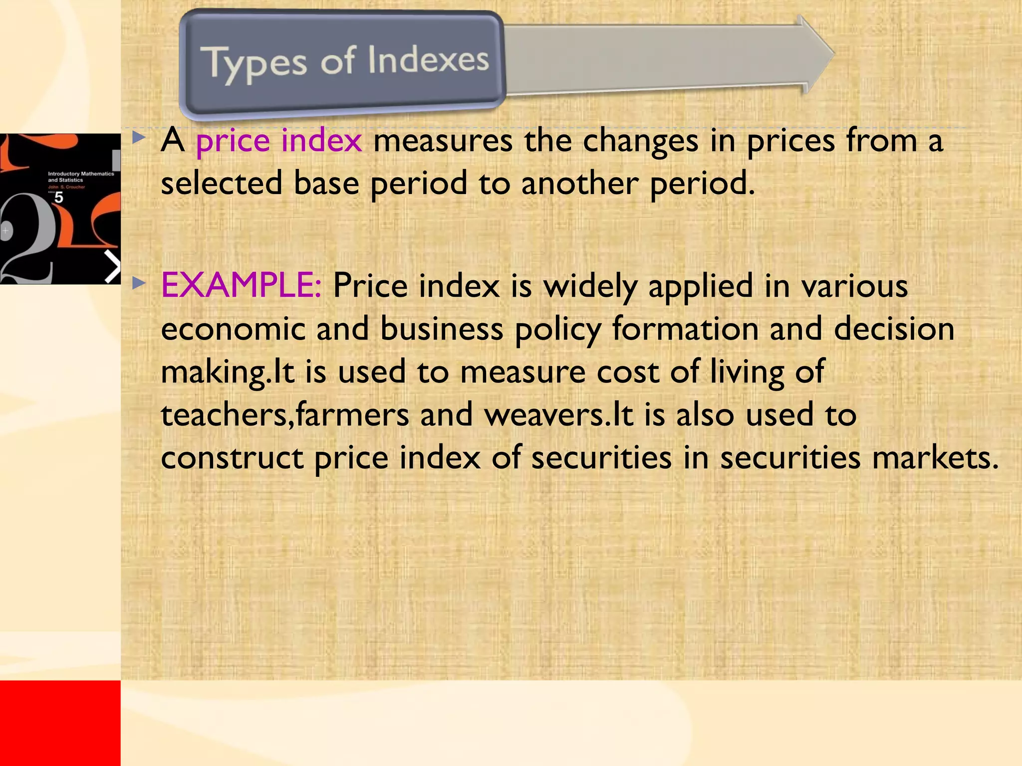 Types Of Index Numbers | PPT