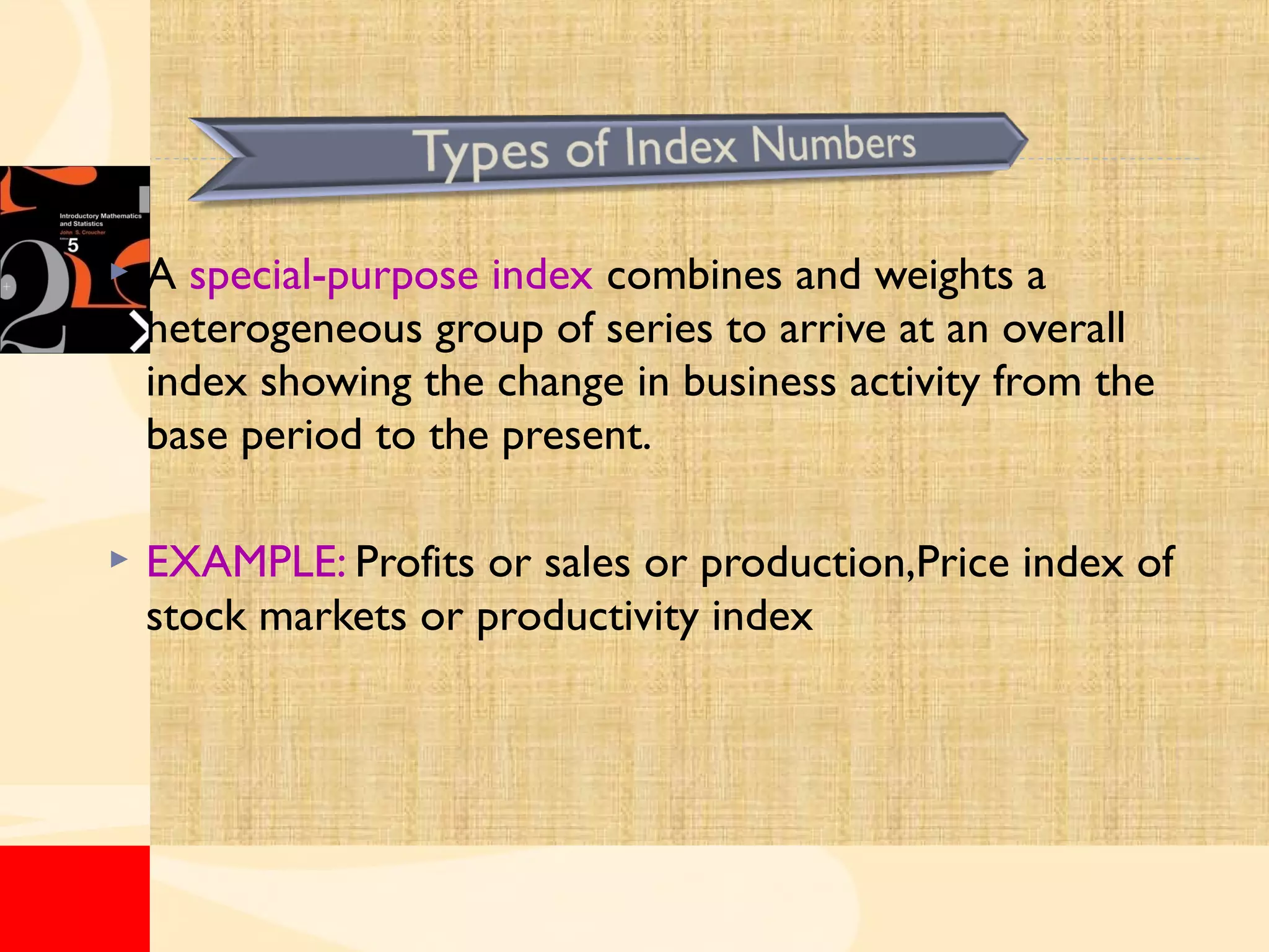 Types Of Index Numbers | PPT