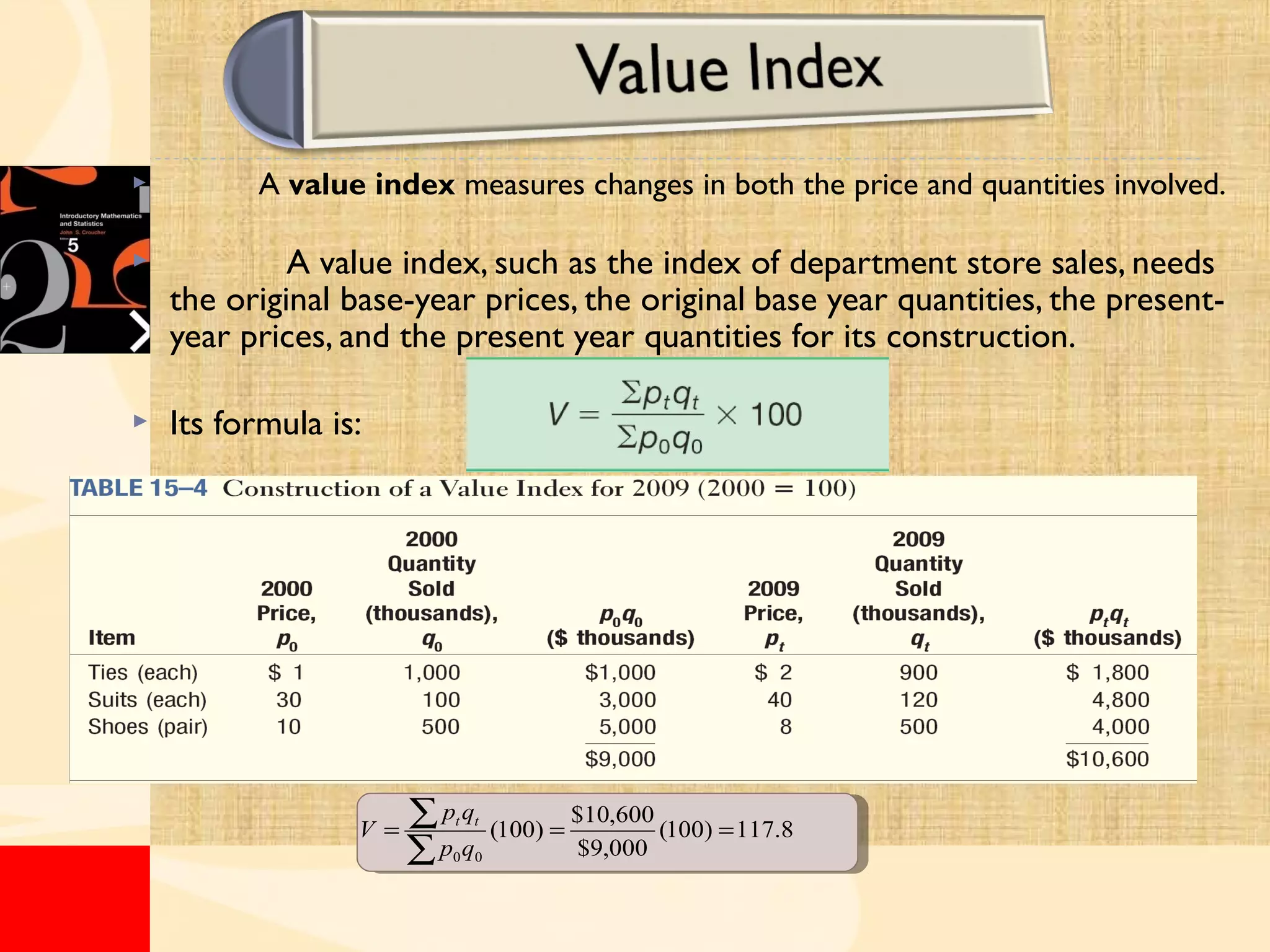 Types Of Index Numbers | PPT