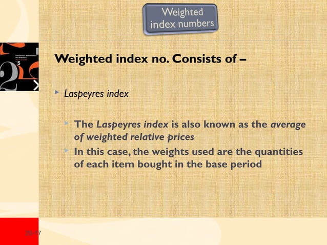 Types Of Index Numbers | PPT | Stocks and Bonds | Personal Investing