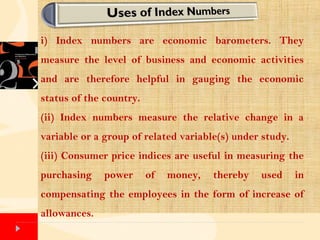 Types Of Index Numbers | PPT | Stocks and Bonds | Personal Investing