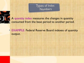 Types Of Index Numbers | PPT | Stocks and Bonds | Personal Investing