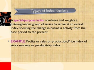 Types Of Index Numbers | PPT