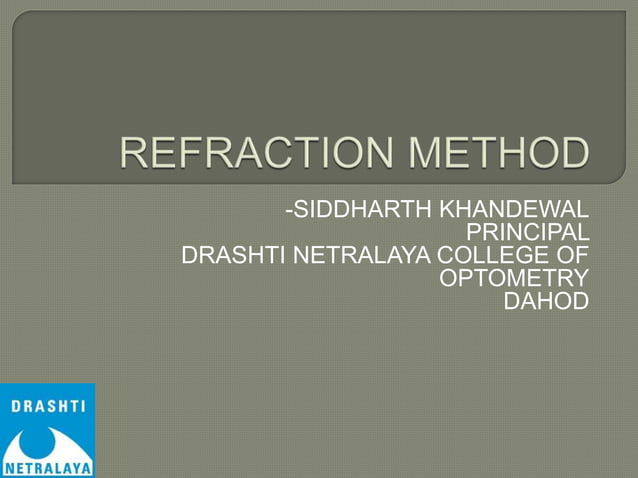 Refraction Method by Siddhartha Khandewal ( Click below for Online ...