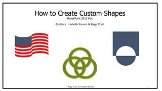 Custom Shapes For PowerPoint | PPTX