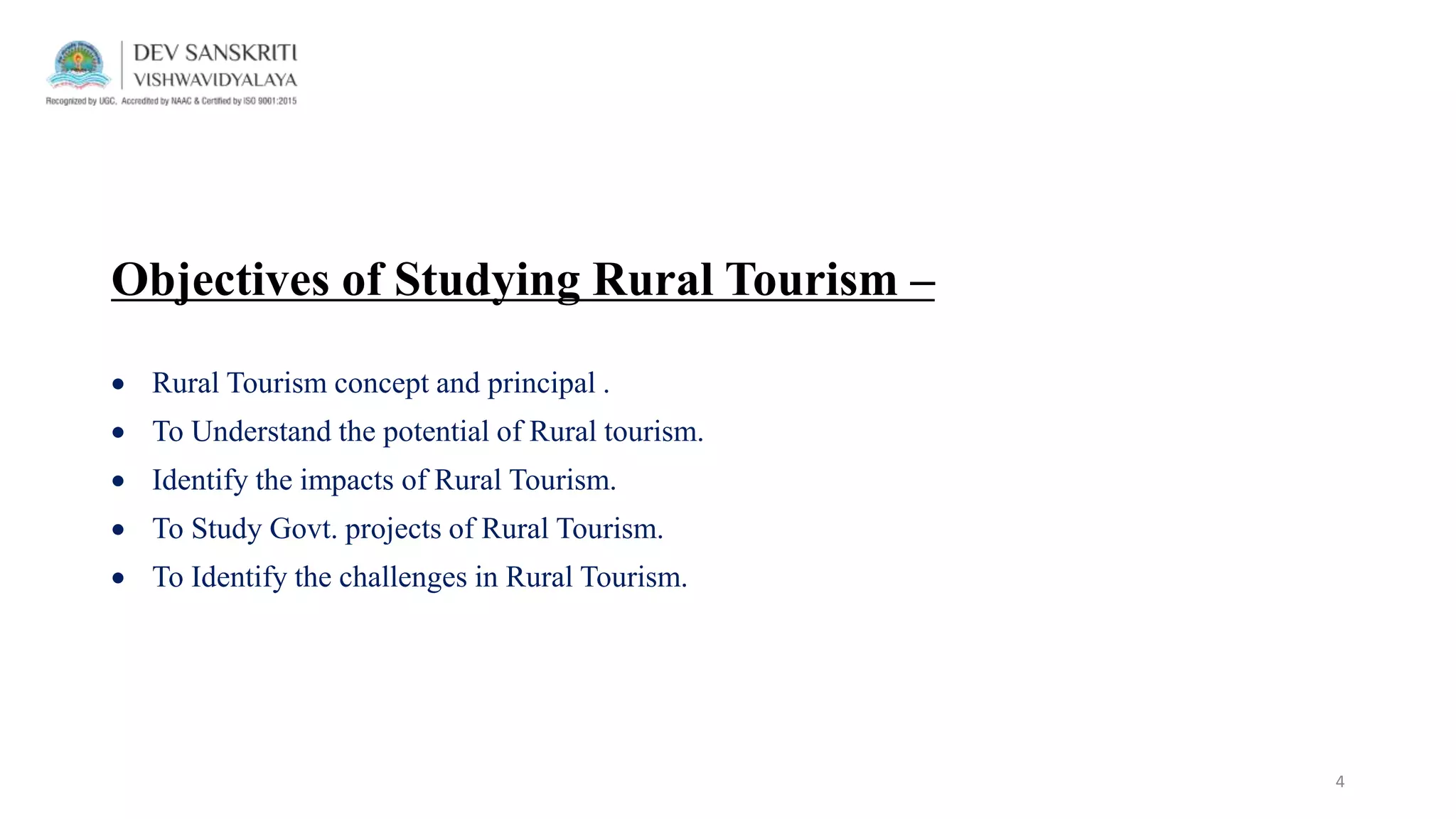 Rural Tourism | PPTX