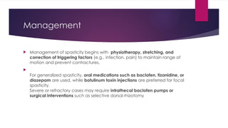 Understanding Spasticity and Rigidity: Neurophysiology, Clinical ...