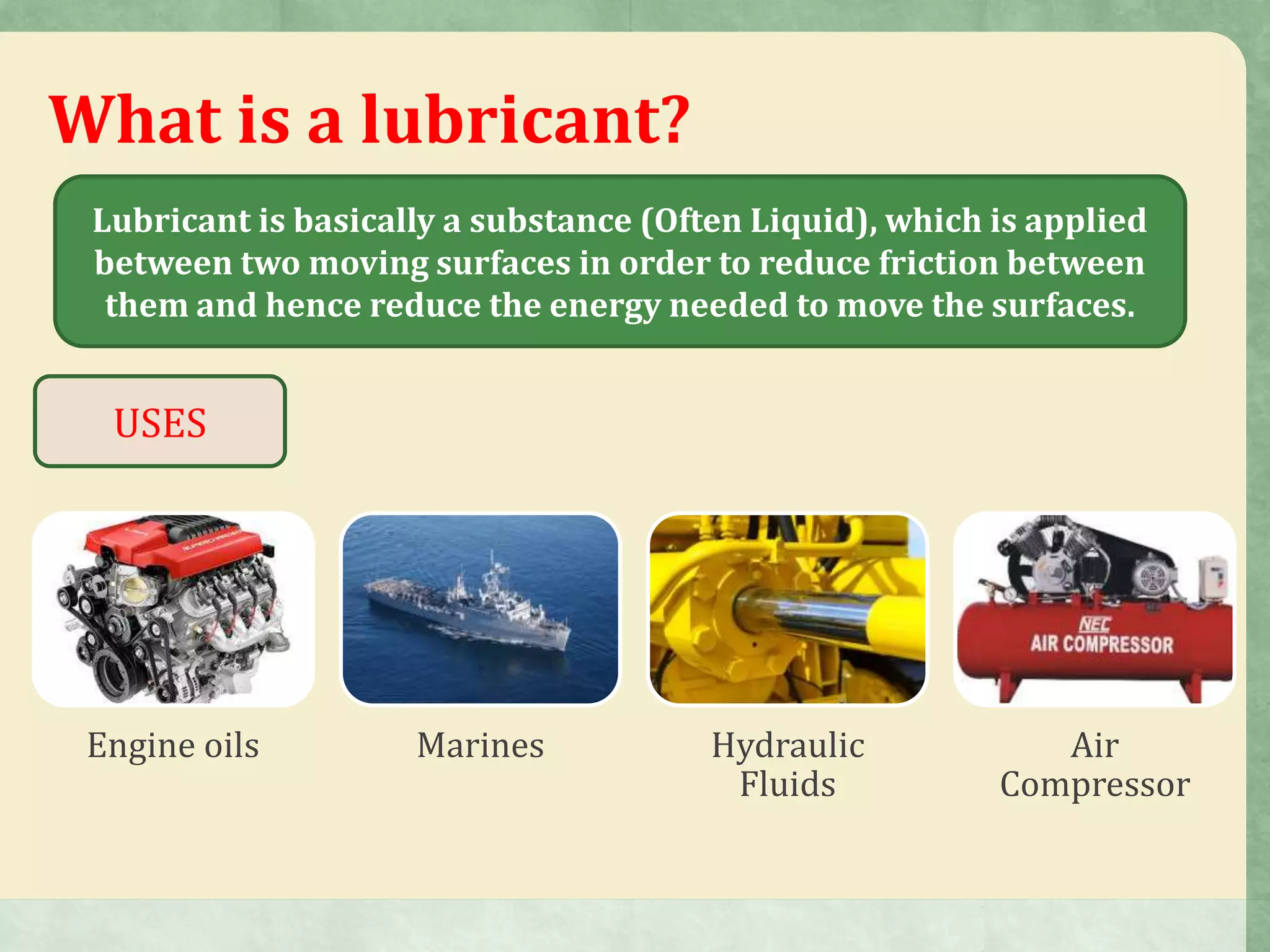 Sustainable Practices in Lubricant Industry | PPT