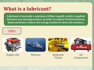 Sustainable Practices in Lubricant Industry | PPT