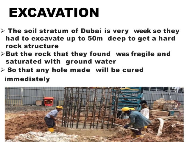 pile foundation of burj khalifa | PPTX | Civil Engineering Industry ...