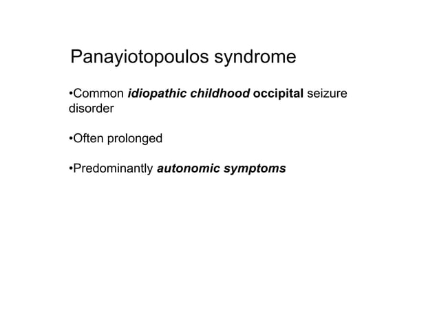semiological classification of seizure, localisation and lateralisation ...