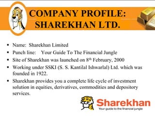 Sharekhan Ltd. Online trading | PPTX