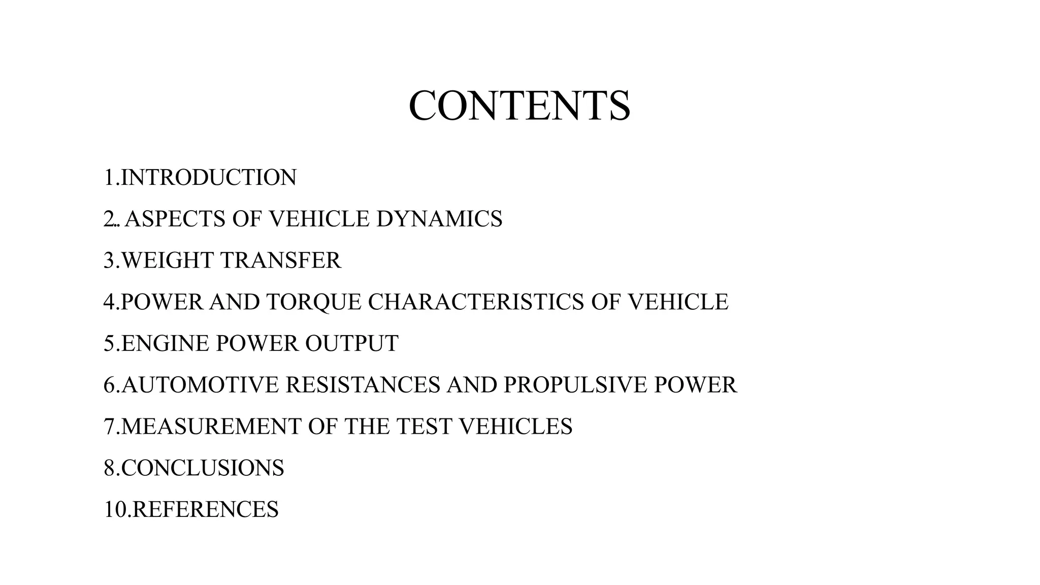 Vehicle dynamics ppt shiva | PPTX