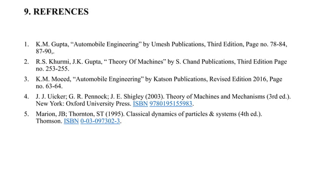 Vehicle dynamics ppt shiva | PPTX | Physics | Science