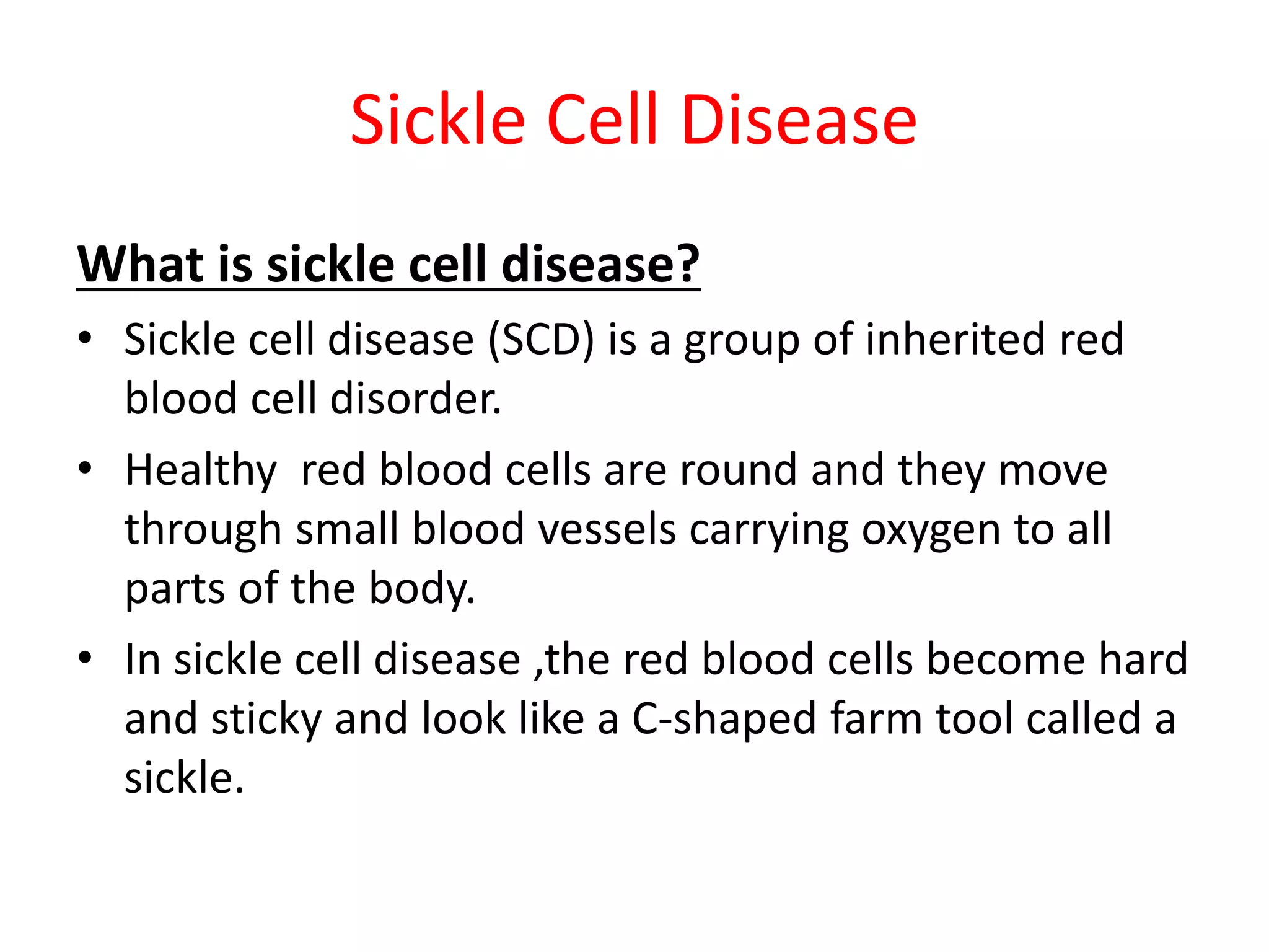 Final ppt sickle cell | PPTX