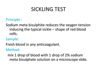 Final ppt sickle cell | PPTX