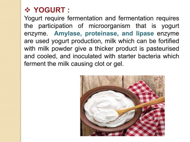 Role of enzymes in dairy processing | PPTX | Agriculture | Industries
