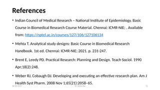 Study plan and Project management (BCBR) by Dr. Alisha Raj | PPT