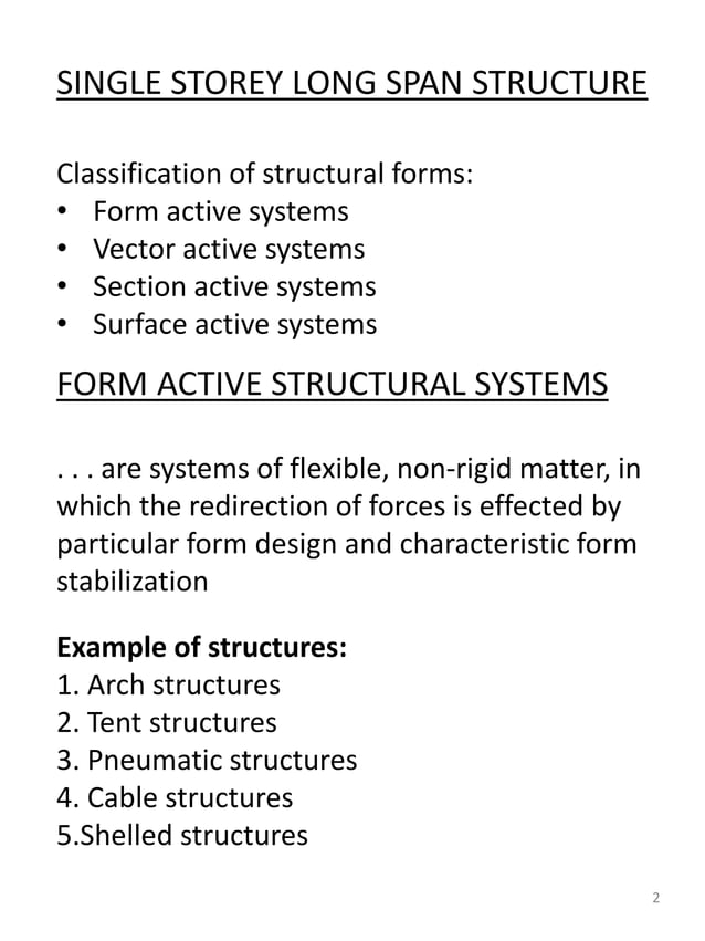Form active structure system (1) | PDF