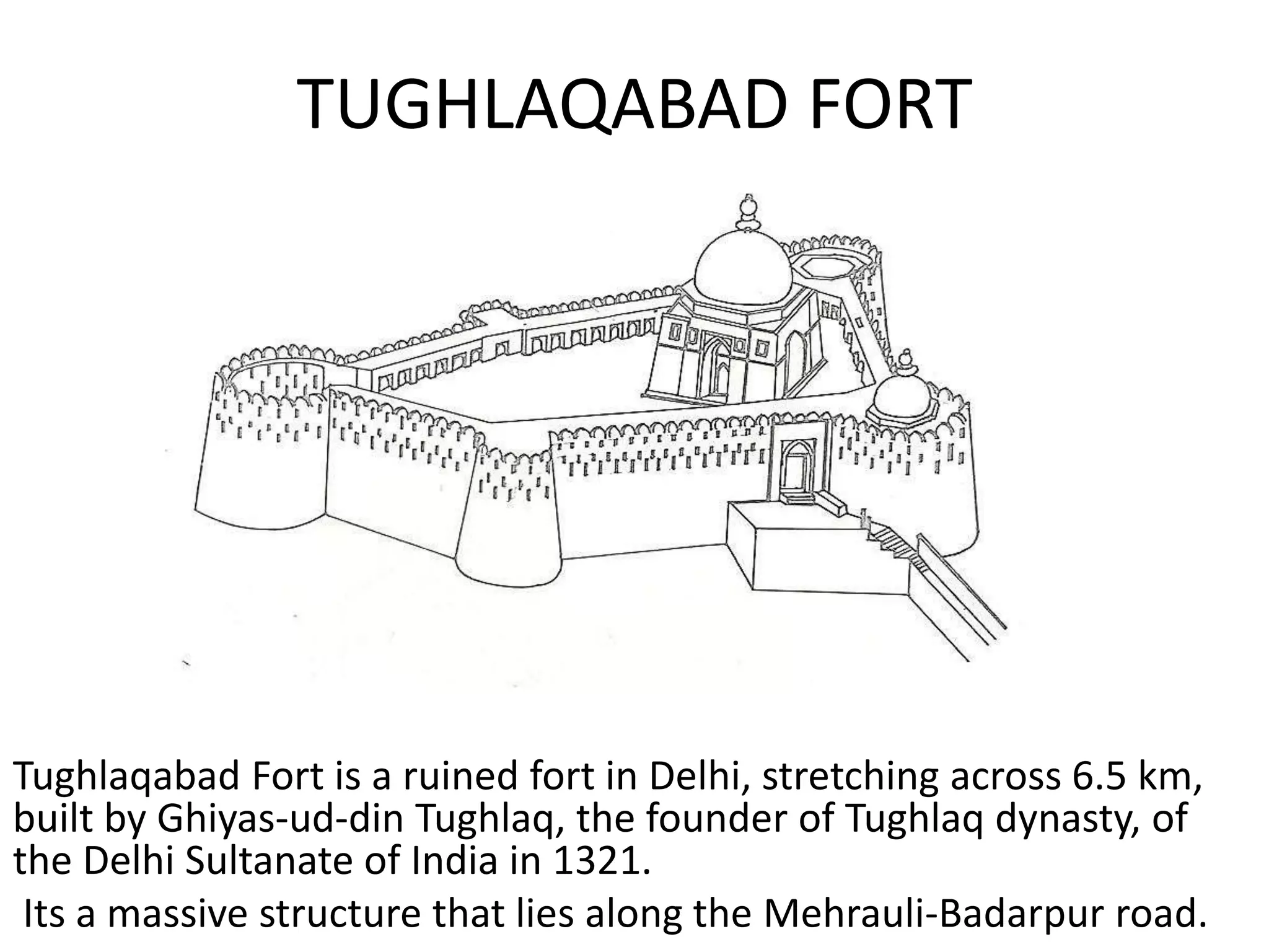 tughlaq dynasty architecture | PPTX