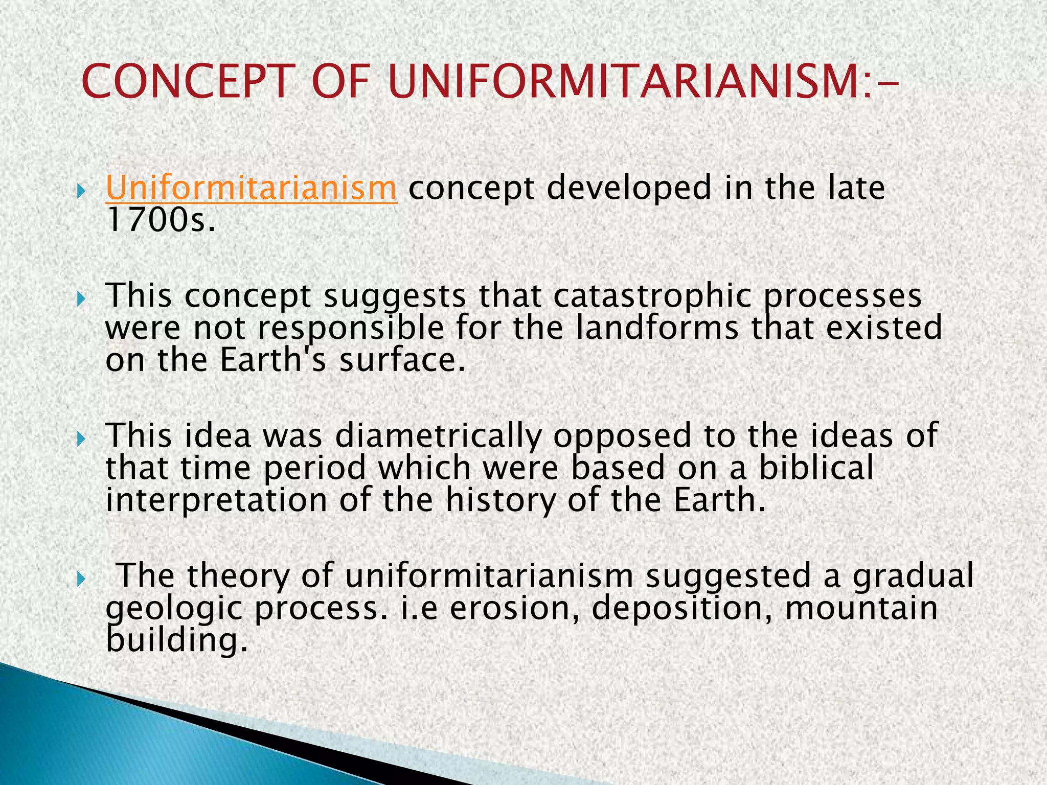 Final ppt uniformitarianism | PPTX