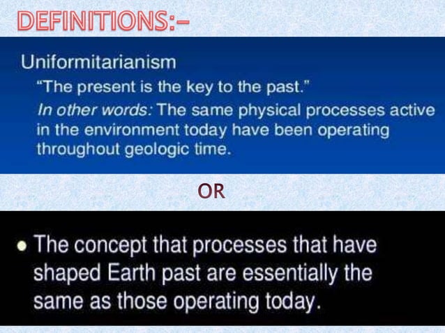 Final ppt uniformitarianism | PPTX