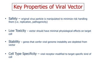 Final+ppt+viral+vectors+ | PPTX