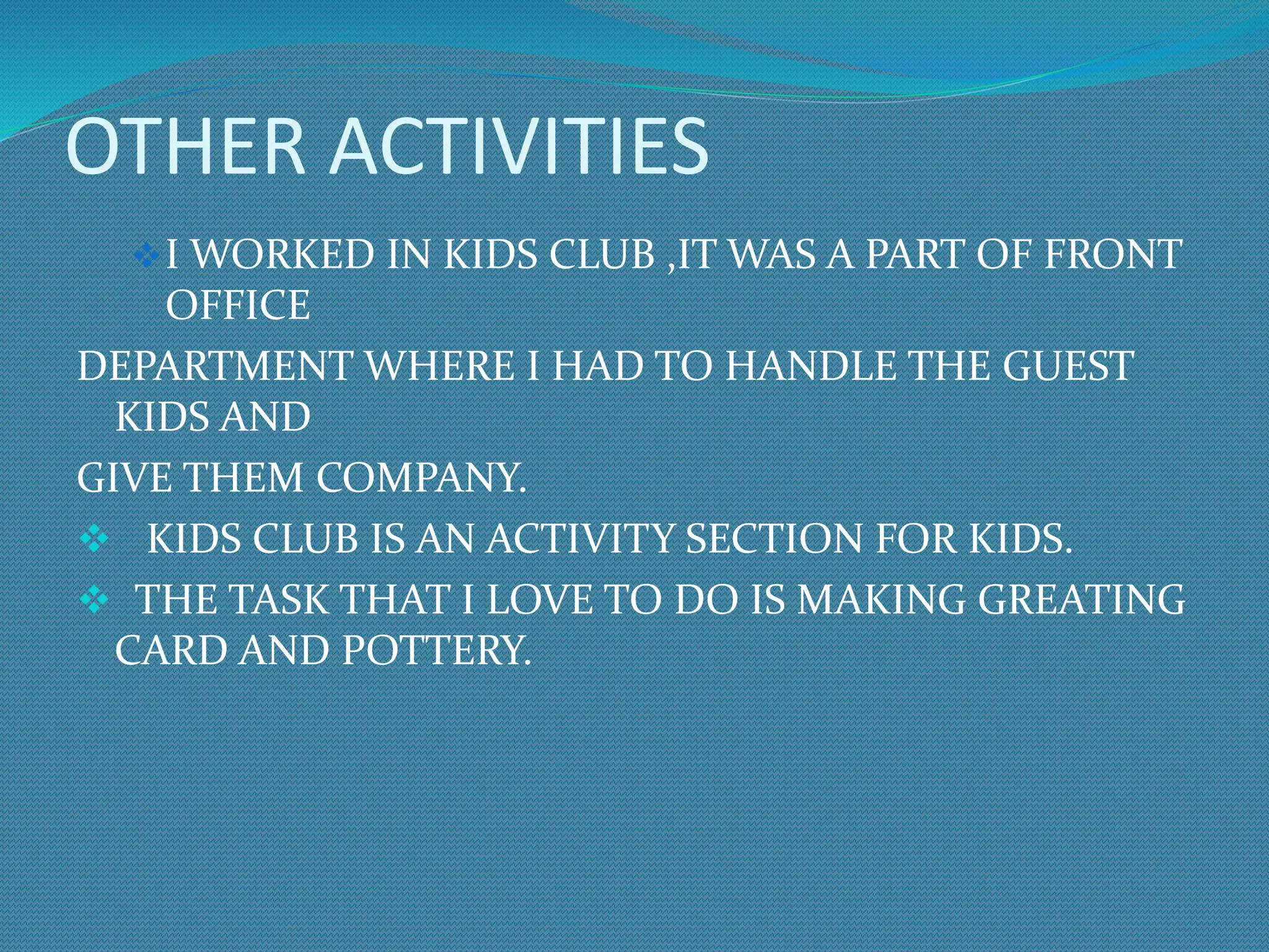 INDUSTRIAL TRAINING PPT vivanta surajkund, by DEEPIKA DAYAL | PPT