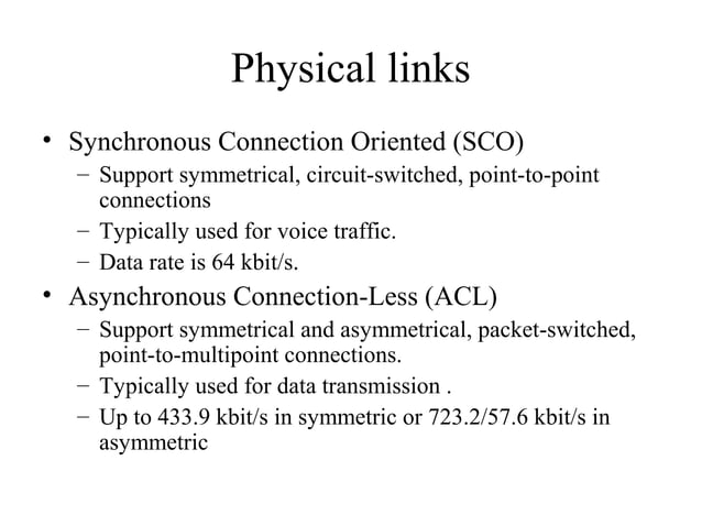 Wireless personal area networks(PAN) | PPT | Computer Networking ...