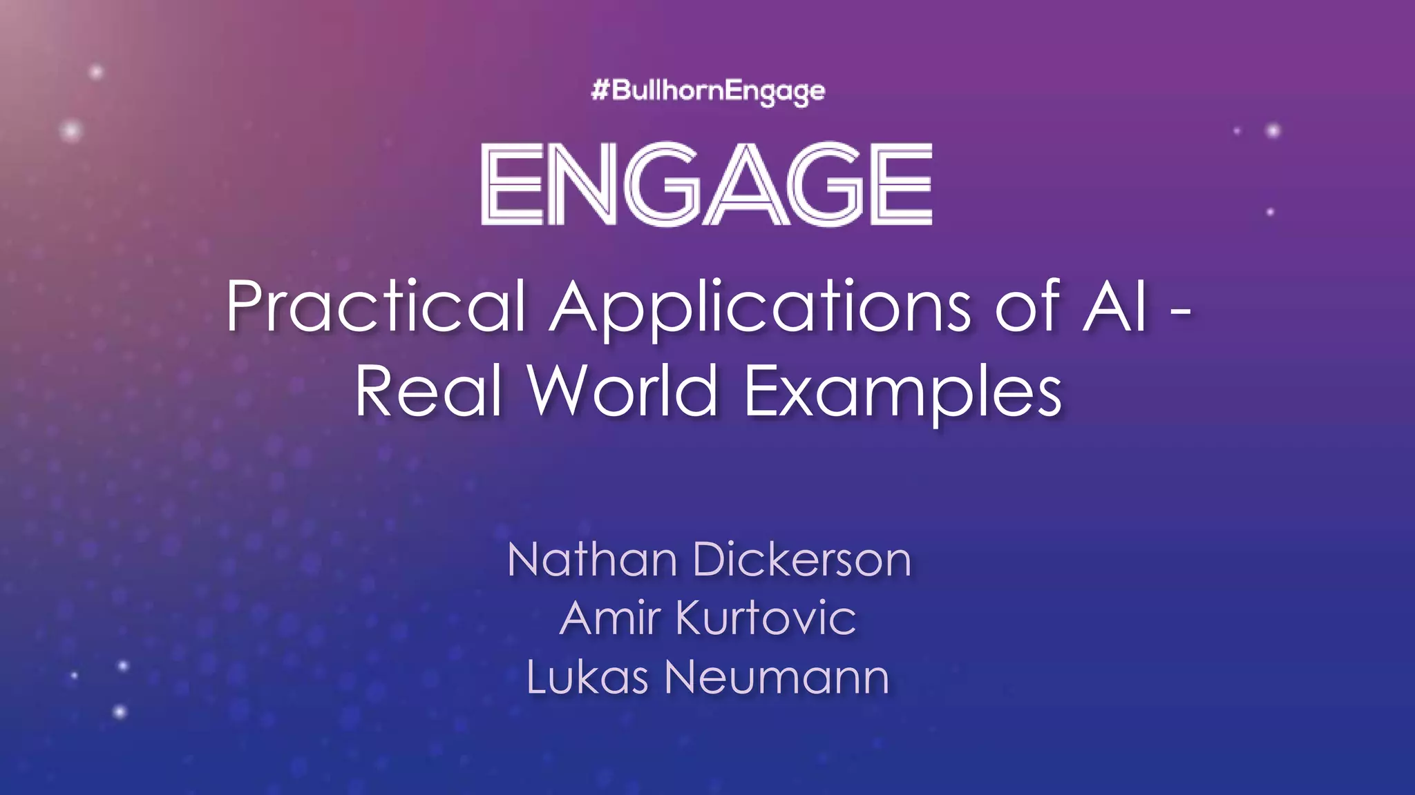 Practical Applications of AI: Real World Examples | PPT