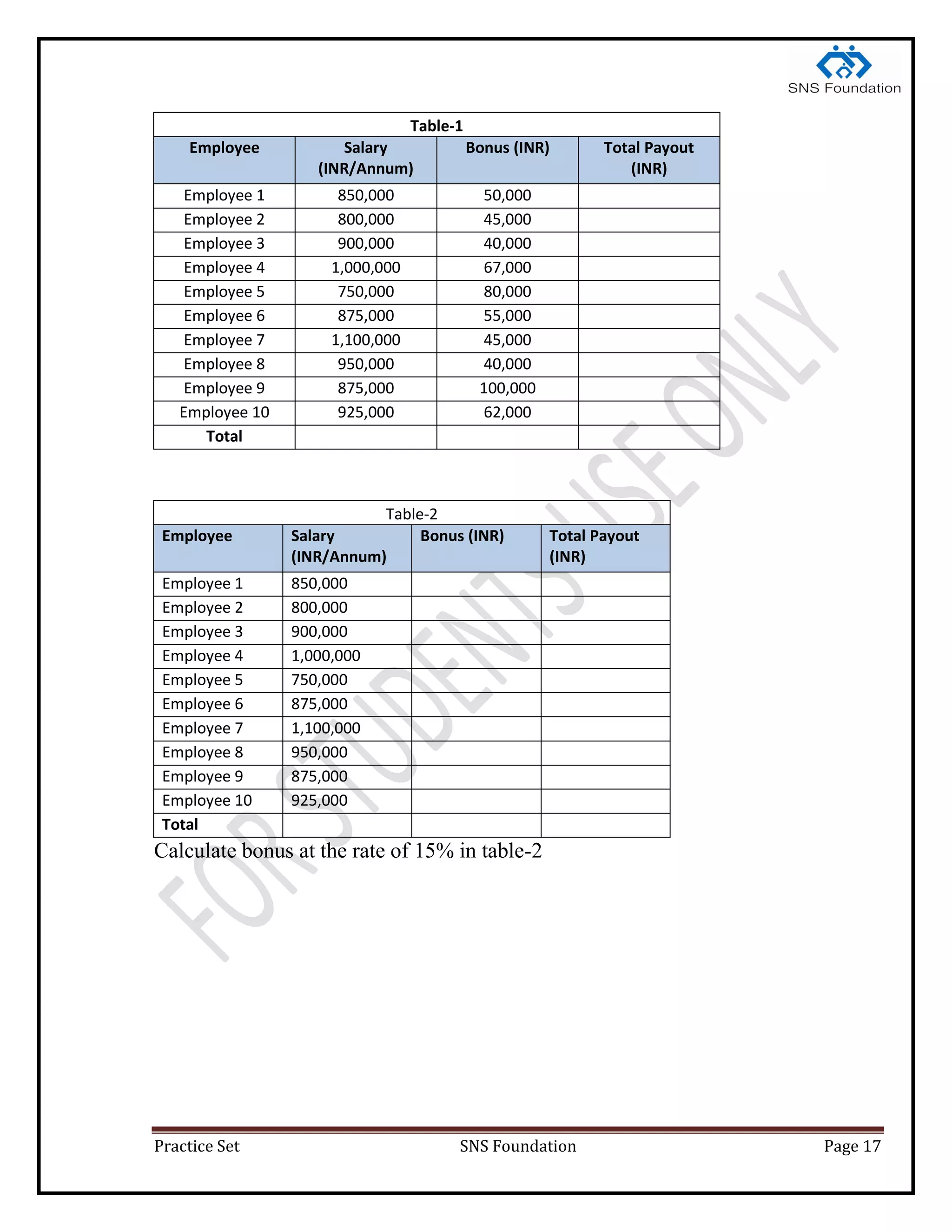 6 months module of Basic computer training | DOCX