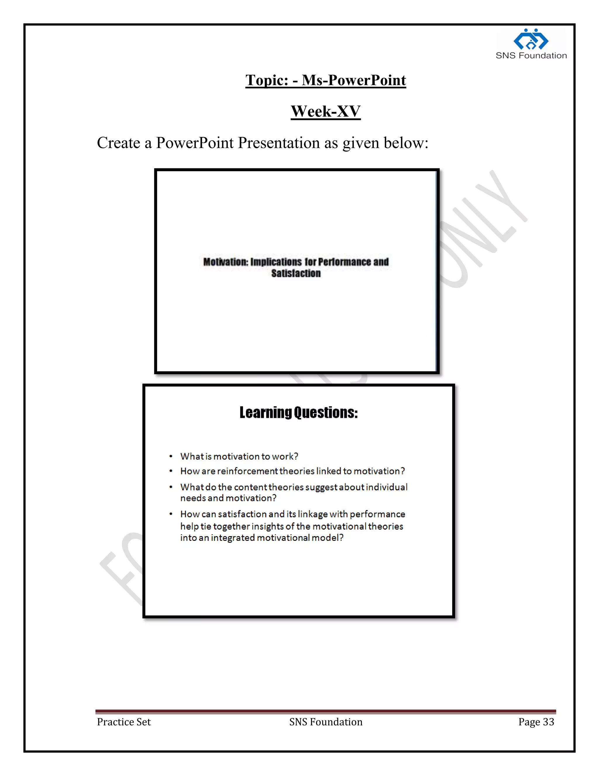6 months module of Basic computer training | DOCX