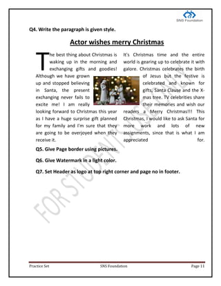 6 months module of Basic computer training | PDF