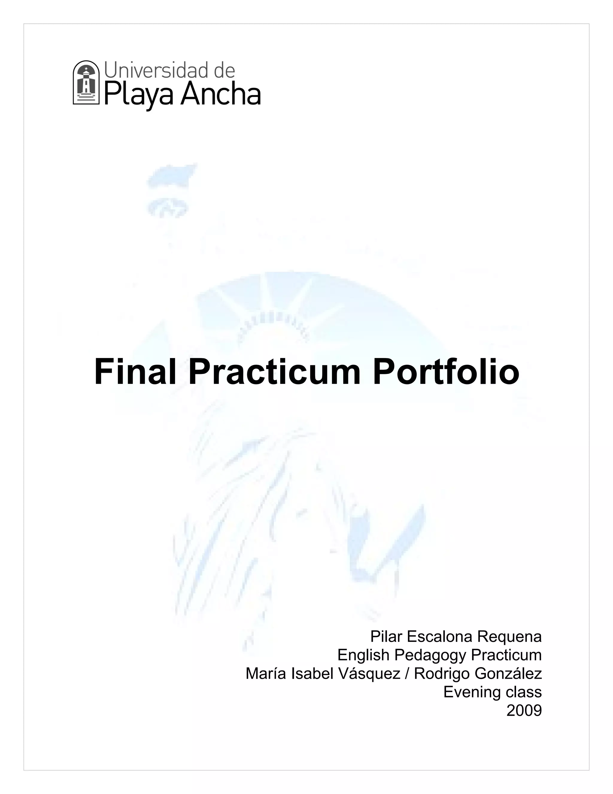 Final Practicum Portfolio | DOC