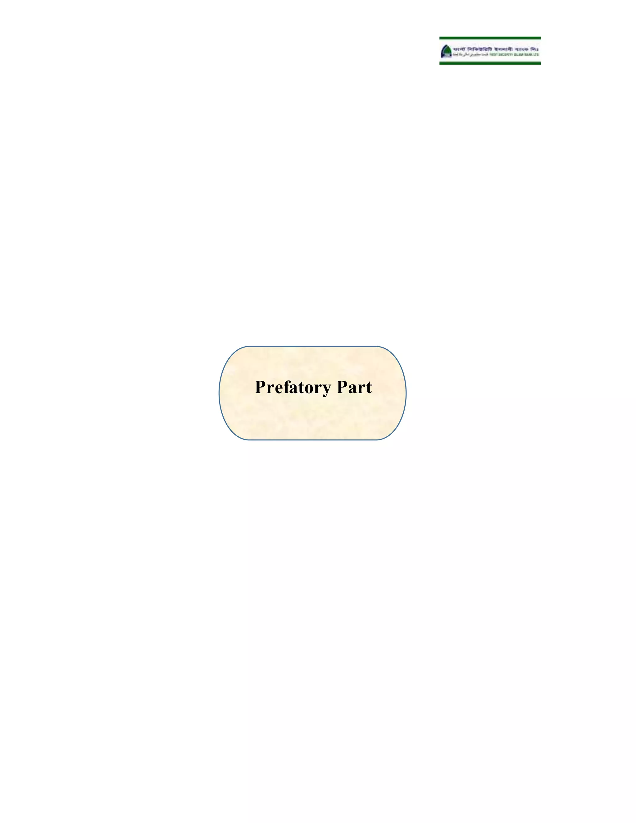 Final practicum report on First security bank | DOCX