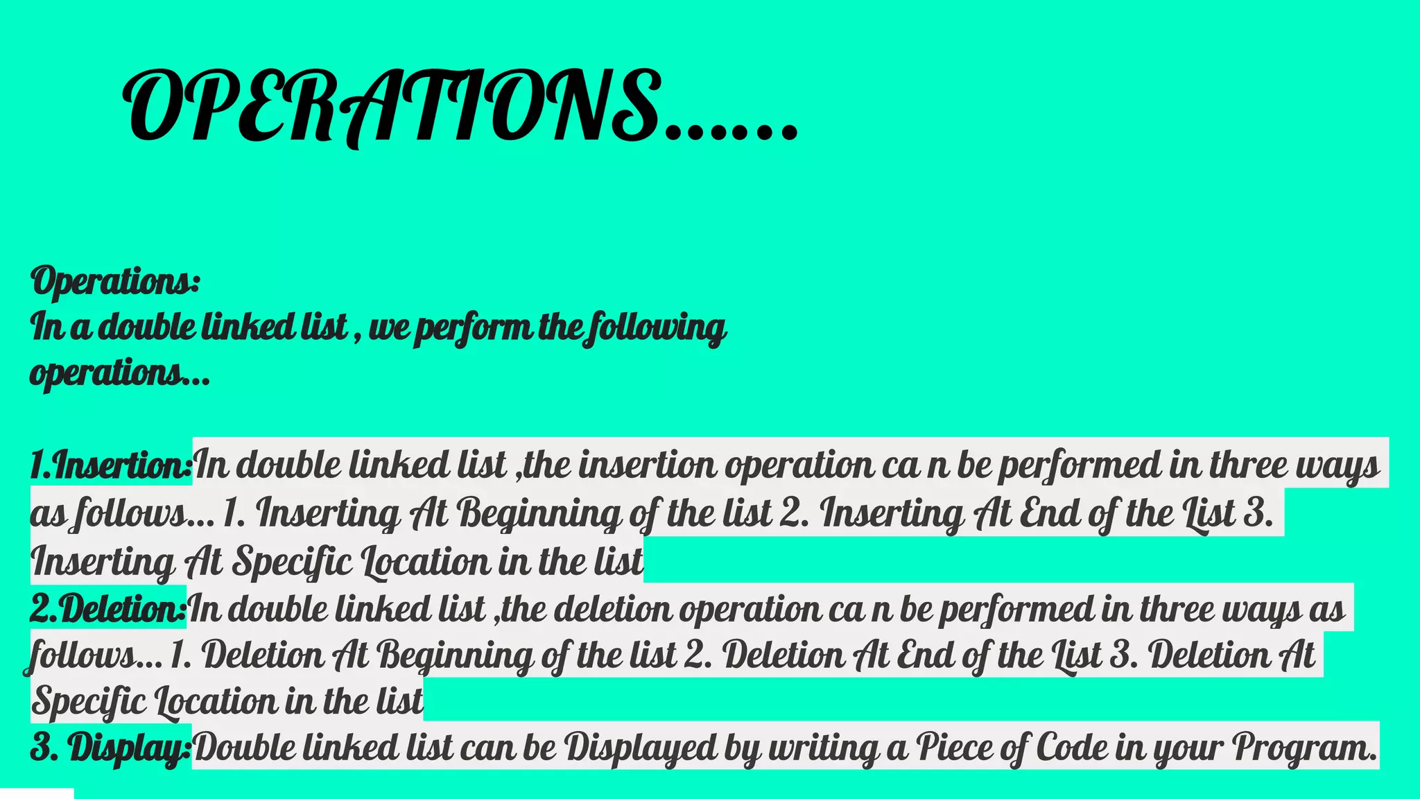 Double Linked Listdata Structure Ppt By Prasun Kumar Ppt 6552