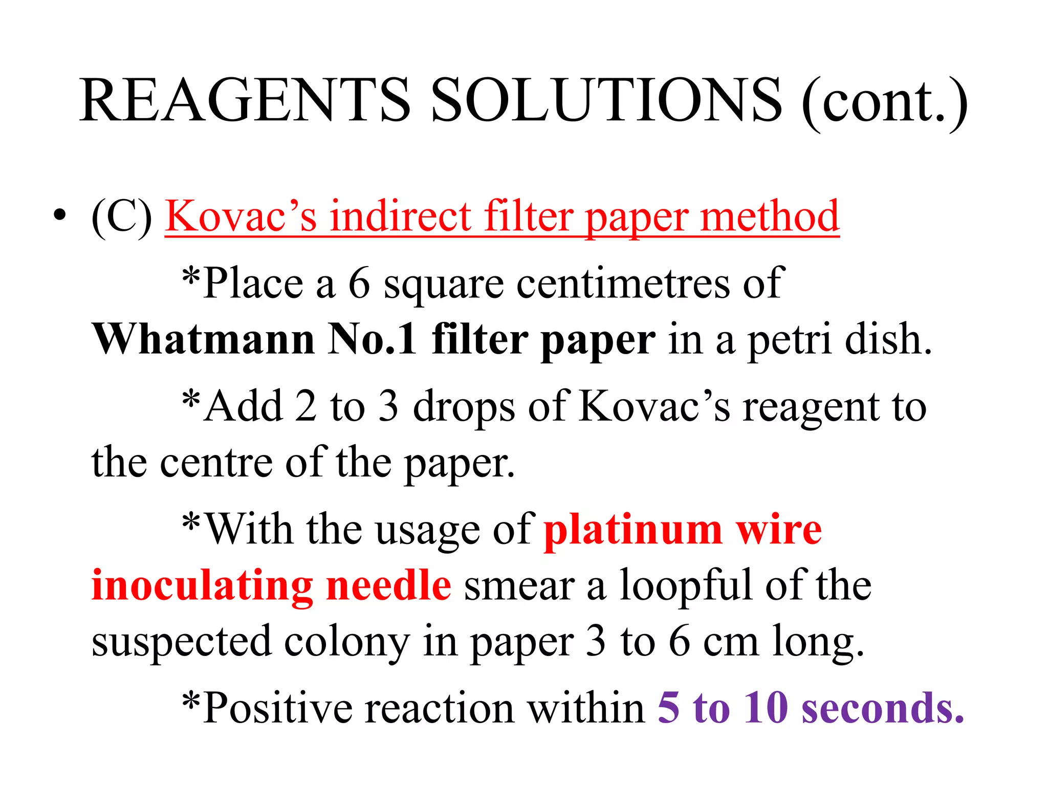 OXIDASE, CATALASE, COAGULASE TESTS.pptx