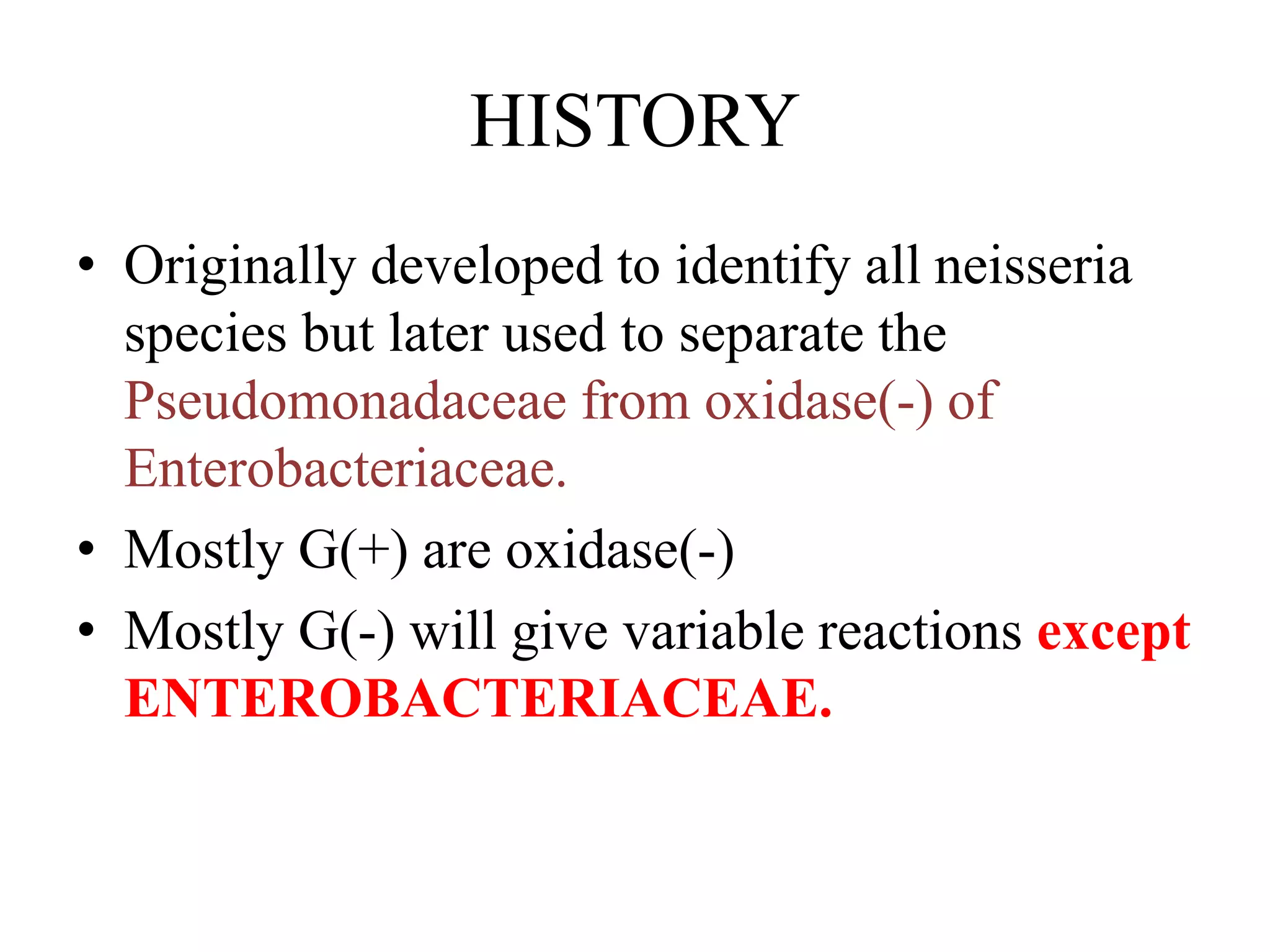 OXIDASE, CATALASE, COAGULASE TESTS.pptx