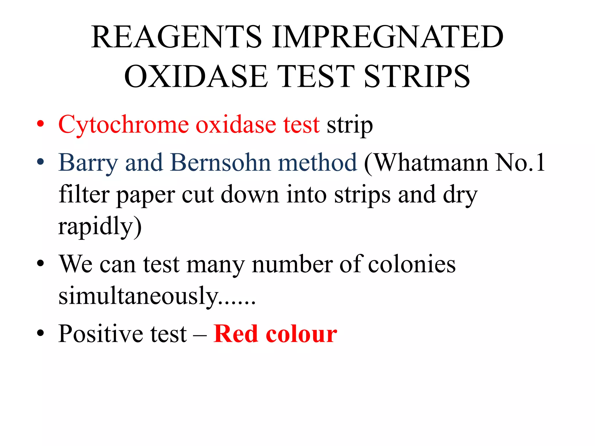 OXIDASE, CATALASE, COAGULASE TESTS.pptx