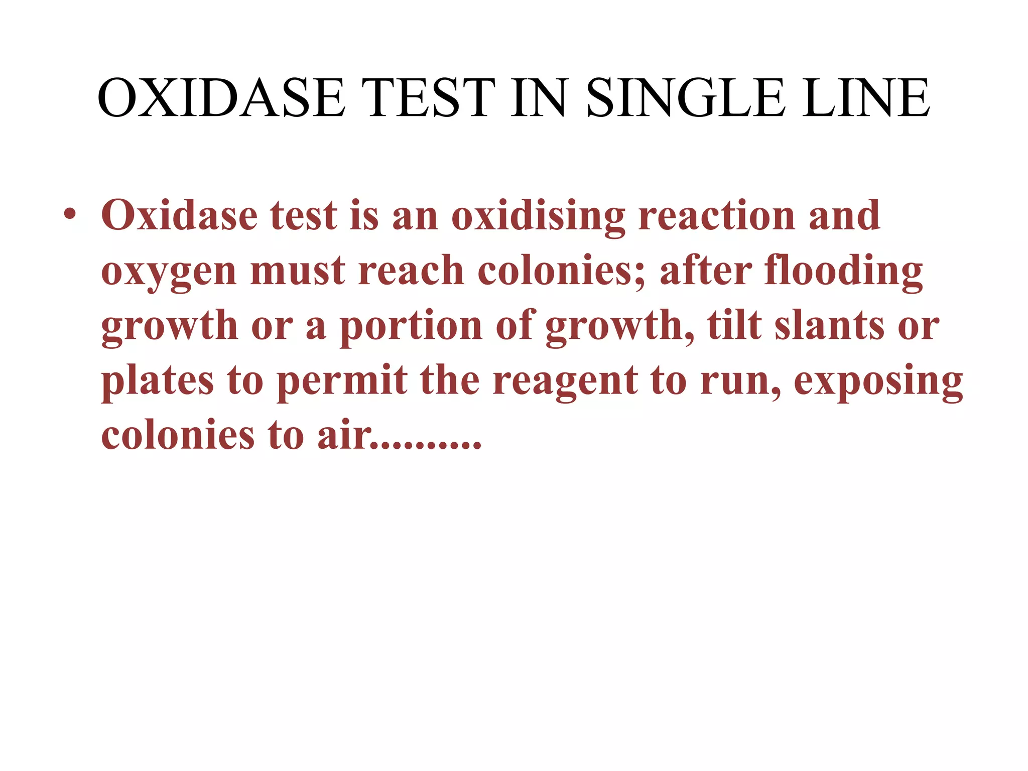 OXIDASE, CATALASE, COAGULASE TESTS.pptx