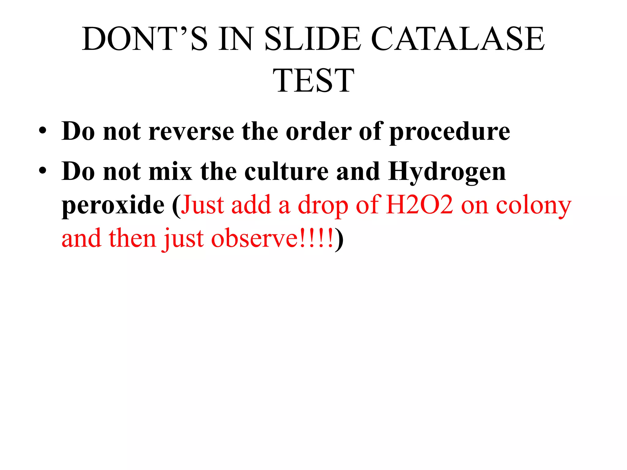 OXIDASE, CATALASE, COAGULASE TESTS.pptx