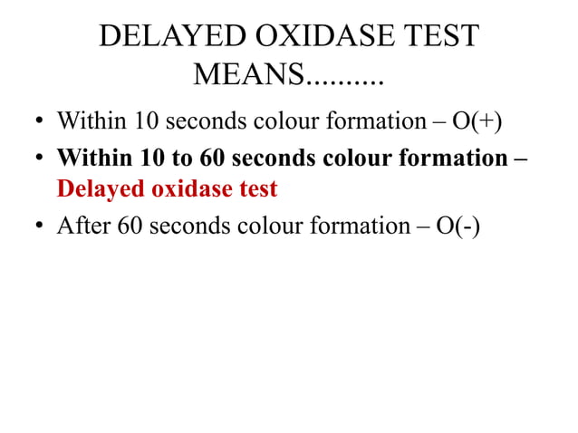 OXIDASE, CATALASE, COAGULASE TESTS.pptx | Chemistry | Science