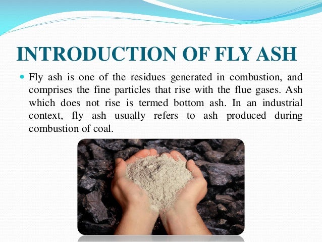 FLY ASH MATERIALS