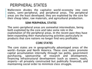 World systems theory and Migration | PPTX