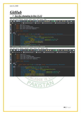 Hospital Management System Documentation Java | PDF