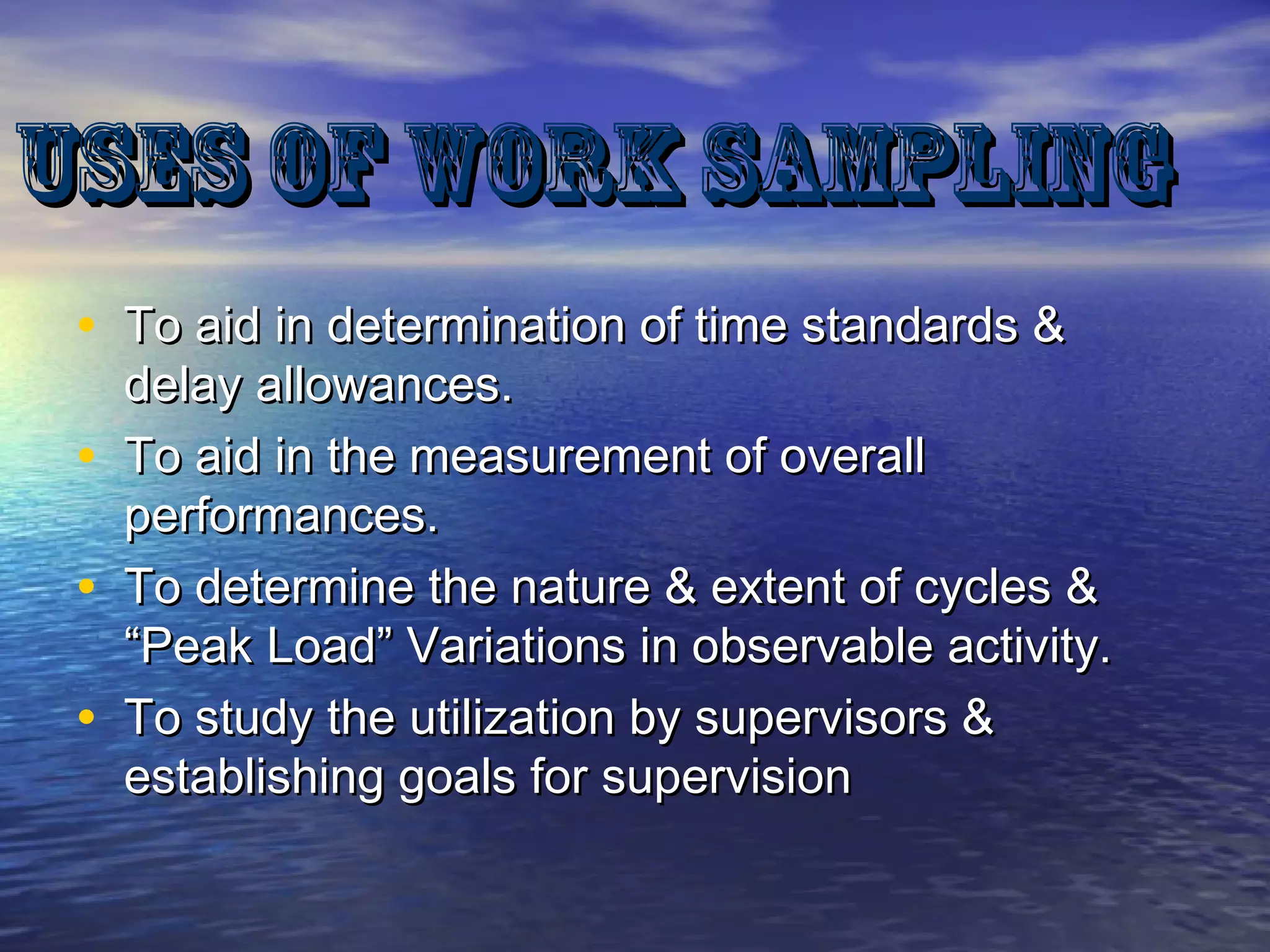 Final pres. work sampling (3) | PPT | Free Download